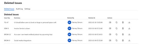 Deleted Issues Issue Recovery Atlassian Marketplace