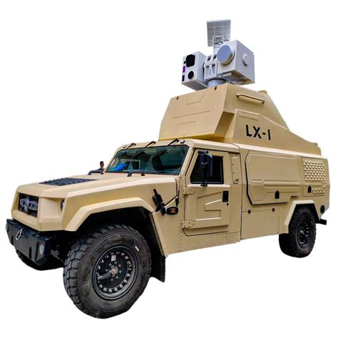 Low Altitude Laser Defense Vehicle 4x4 Truck Uses Unmanned Aerial Vehicle Uav Technology