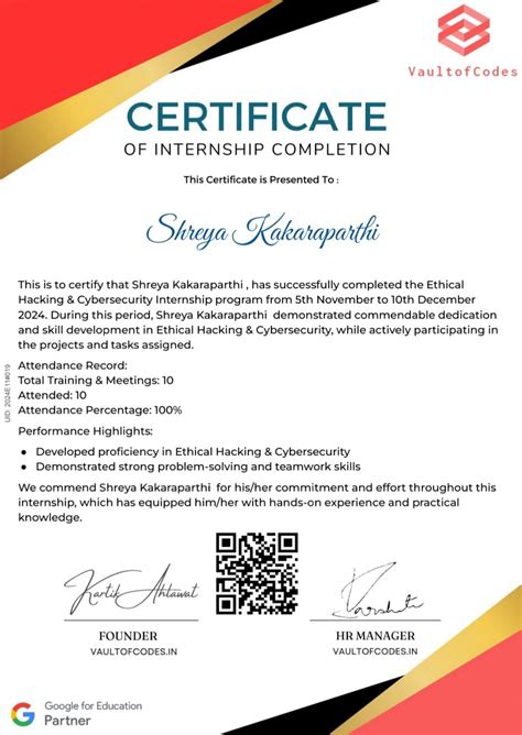 Shreya Kakaraparthi On Linkedin Cybersecurity Ethicalhacking