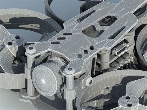 Bionic Dragonfly Four Axis Quadcopter Uav Aircraft 3d Model Cgtrader