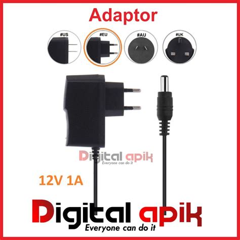 Jual Adaptor 12v 1a Murni Switching Power Supply Arduino Jack Dc 55mm 12 V Shopee Indonesia