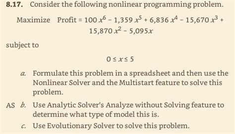8 17 Consider The Following Nonlinear Programming Chegg