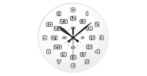 24 Hour Analog Clock