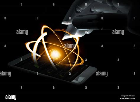 Quantum Super Computer Future Technology Concept Artificial