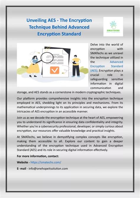 Ppt Unveiling Aes The Encryption Technique Behind Advanced Encryption Standard Powerpoint