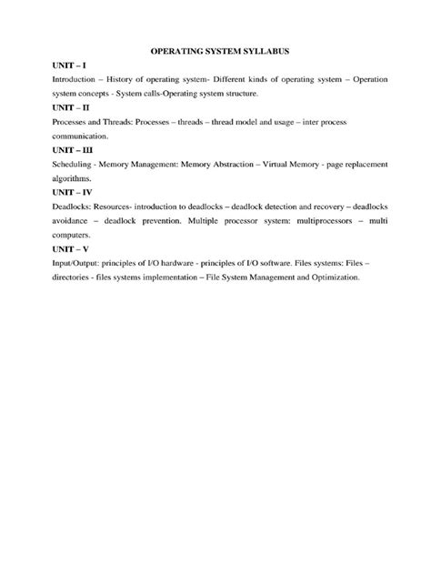 Operating System 1 Pdf