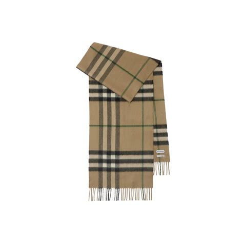 버버리 체크 캐시미어 스카프 린든 Burberry Kream