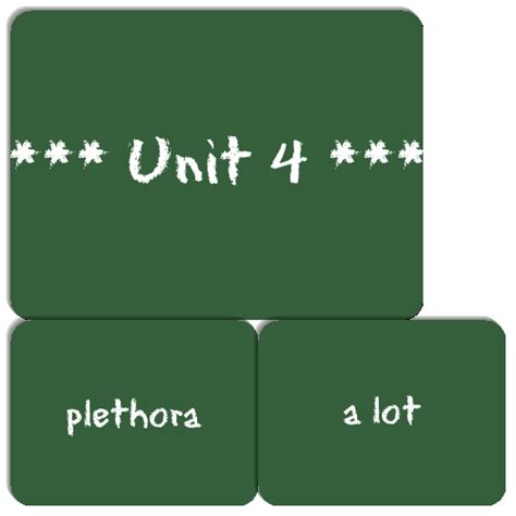 Unit 4 Match The Memory