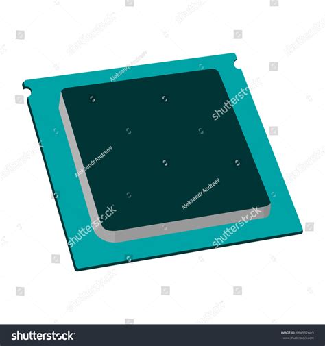 Cartoon Parts Personal Pc Icon Cpu เวกเตอรสตอก ปลอดคาลขสทธ 684332689 Shutterstock