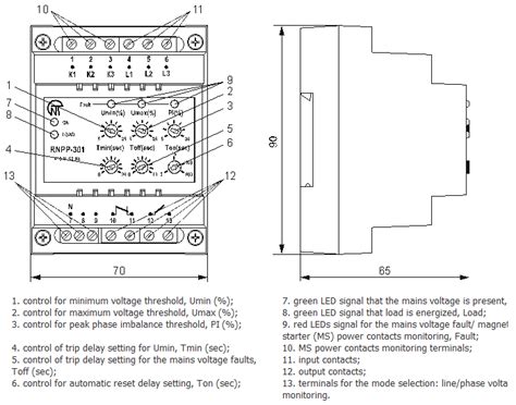 Novatek Electro Three Phase Voltage Monitoring Relays Rnpp 301 415 V At Rs 4417 In Delhi