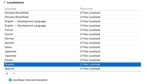 Objective C Ios App Localization Storybords Translation Stack Overflow