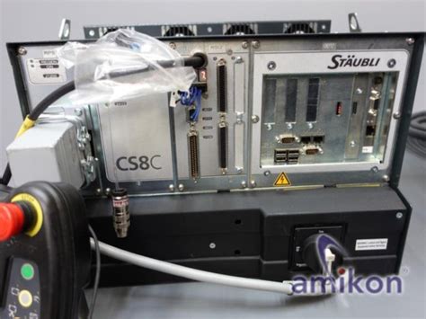 Stäubli Tx90 L Six Axis Robot With Stäubli Cs8c Controller And Sp1 Control Panel In Borken