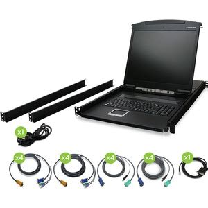 IOGEAR Port LCD KVM Drawer Kit With PS And USB KVM Cables Bledsoe Corp