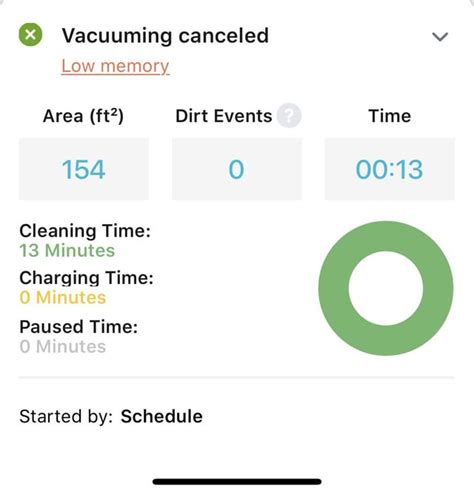 Anybody Else Getting The “low Memory” Error I8 Rroomba