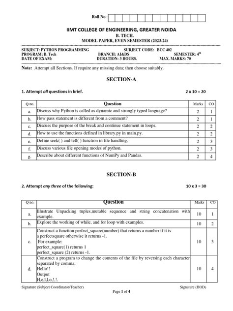 model paper python bcc402 pdf password python programming language
