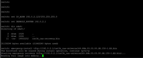 3850 Stuck In Booting Up Cisco Community