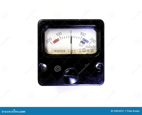 Electro Magnetic Analog Measuring Device Stock Image Image Of