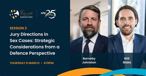 Join Us For Session 2 Of Our March ‘25 Cpd Series With Barnaby