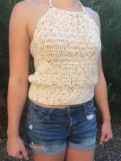 Easy Crochet Halter Top Pattern