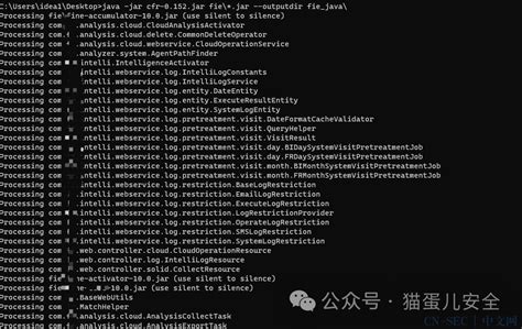 工具分享另一个Java反编译工具 CFR CN SEC 中文网