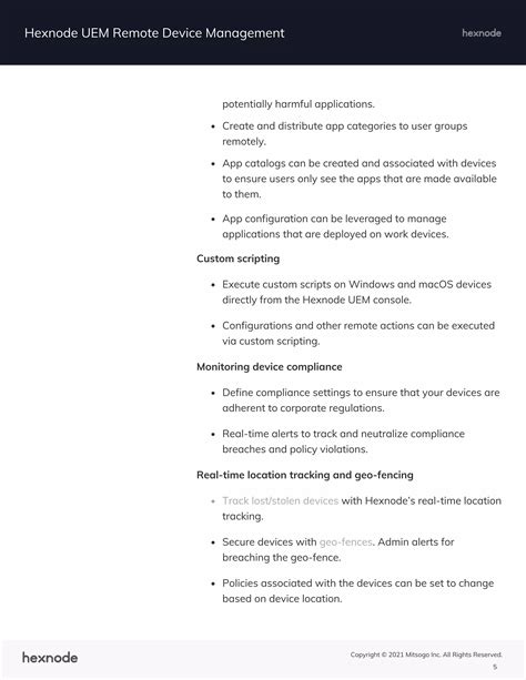 Hexnode Uem Remote Device Management Pdf