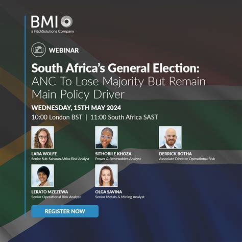 Sabrin Chowdhury On Linkedin Important Webinar Coming Up On The South Africa Elections Along With…