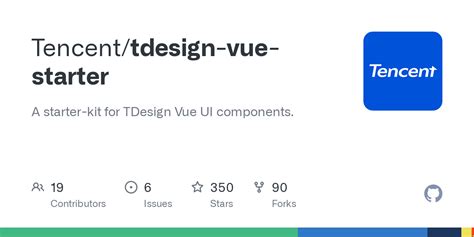 Github Tencent Tdesign Vue Starter A Starter Kit For Tdesign Vue Ui Components
