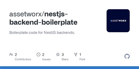 GitHub Assetworx Nestjs Backend Boilerplate Boilerplate Code For NestJS Backends