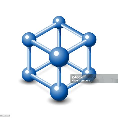 Cube Structure Stock Illustration Download Image Now Atom Bonding Icon Symbol Istock