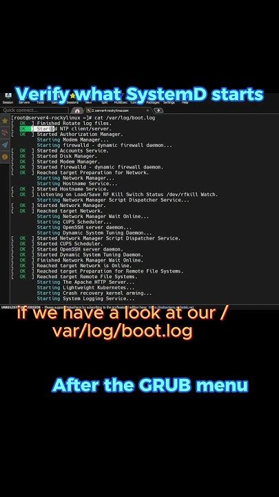 Verify What Systemd Starts Upon Boot Systemd Linux Linuxpenguin🐧