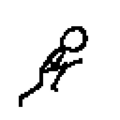 Goofy Run Cycle Pixel Art