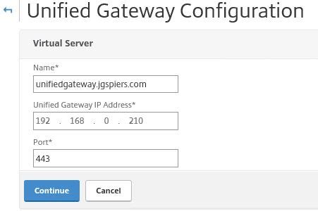 Citrix NetScaler Unified Gateway JGSpiers