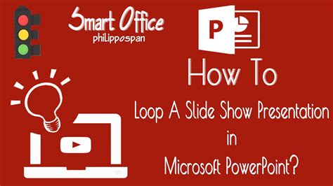 How To Loop A Slide Show Presentation In Microsoft Powerpoint Youtube