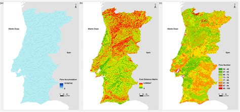 Maps Of The Original Variables Used In The Flood Susceptibility Index Download Scientific