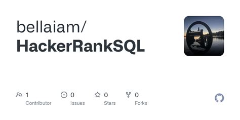 Hackerranksqlscheduling Errors At Main · Bellaiamhackerranksql · Github