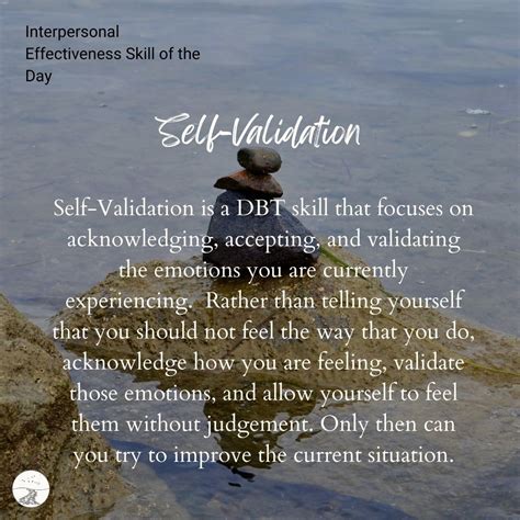 How To Practice Self Validation In Dbt Centered Ground Posted On The