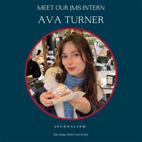 Meet One Of Our Interns Ava Turner Ava Is A Senior Here At San Diego