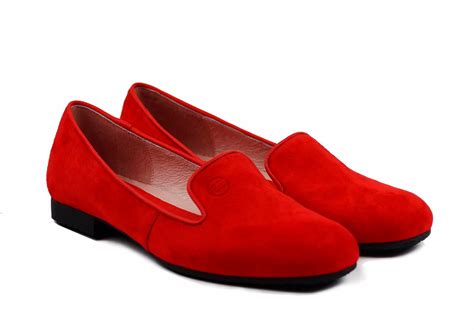 Classic Flats California Red Womens Flats Womens Flat Shoes Rhea Footwear