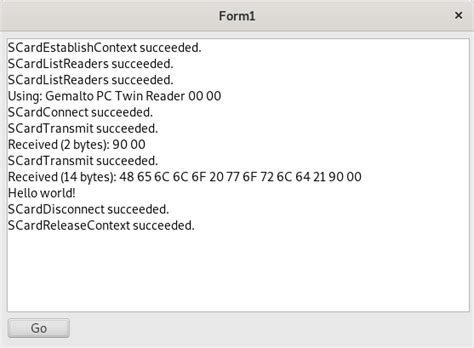 ludovic rousseau s blog pcsc sample in free pascal lazarus