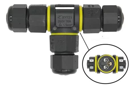 Empalme Estanco Ip68 Tipo T C Bornera 1 Entrada 2 Salidas Mercadolibre