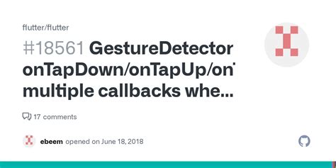 Gesturedetector Ontapdown Ontapup Ontapcancel Multiple Callbacks When Two Are On Top Of Each
