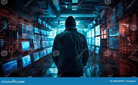 Digital Fortress Safeguarding The Frontiers Of Cybersecurity Stock Illustration Illustration