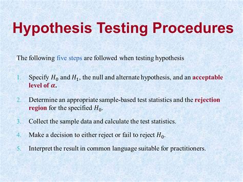 Testing Of Hypothesispptx Hypothesis Types Pptx