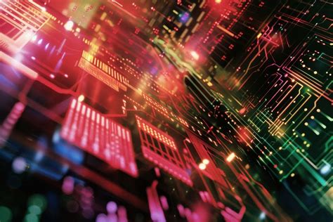 technology background backgrounds light architecture premium photo
