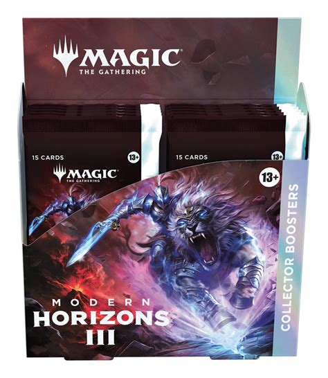 modern horizon 3 collector s booster pack 12 bustine magic the gathering english