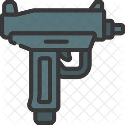 Mini Gun Icon Download In Colored Outline Style