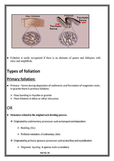 Foliation And Lineation Docx