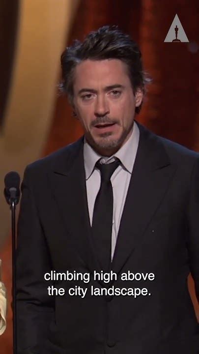 Robert Downey Jr Has Seen Things Oscars Vfx Shorts Youtube