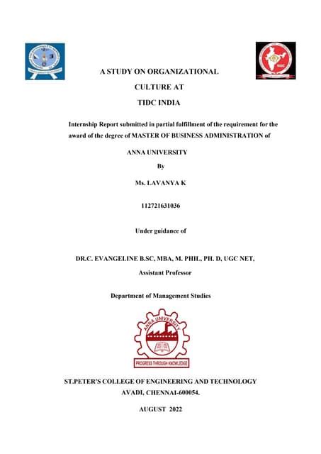 Summer Internship Project Report Mba Hrm Pdf