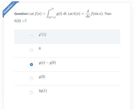 Solved Question 1 Question Let F X ∫ E 2 X 2 X 2 5